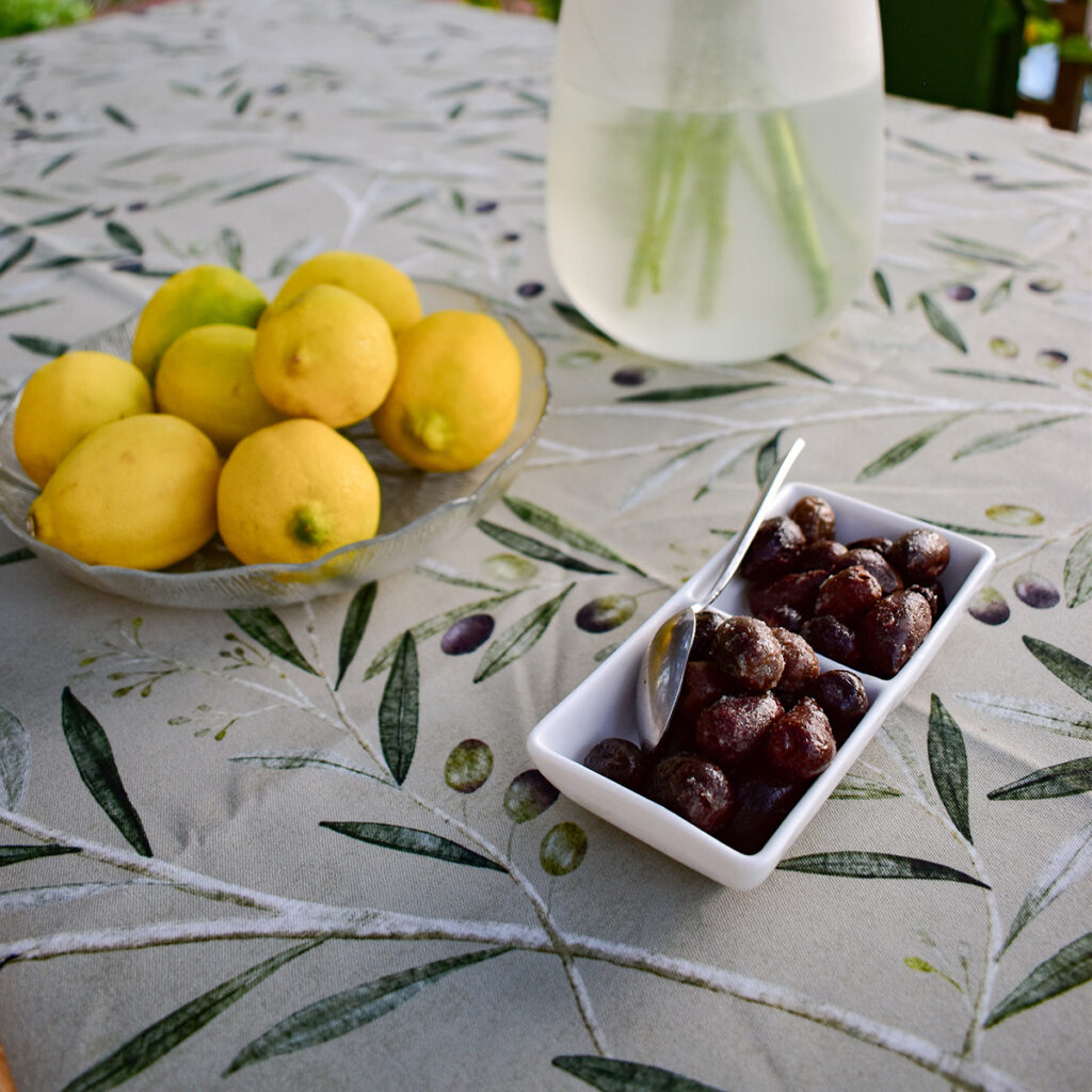 Olive Branch Sage Tablecloth - Robyn Valerie